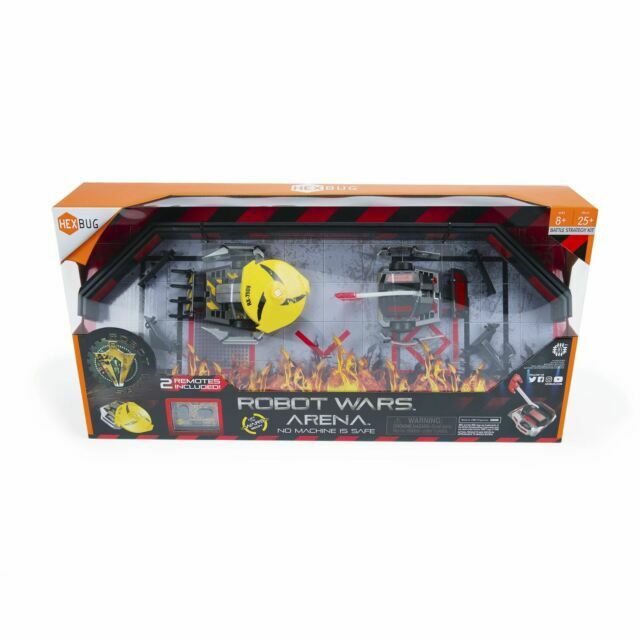 HEXBUG (71778) Robot Wars Foldable Arena Includes 2 Robots Impulse ...