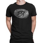 Mens Tee T-Shirt ALL SEEING EYE Fingerprint Illuminati Conspiracy ...