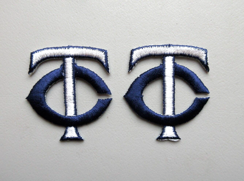 MINNESOTA TWINS MLB BASEBALL TEAM LOGO TC TWIN CITIES IRON / SEW ON ...