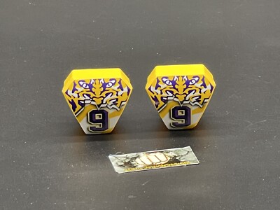 LSU Joe Burrow Full Size Helmet Visor Clips | eBay