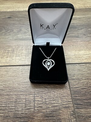 New Kay Jewelers Unstoppable Love Necklace Sterling Silver White ...