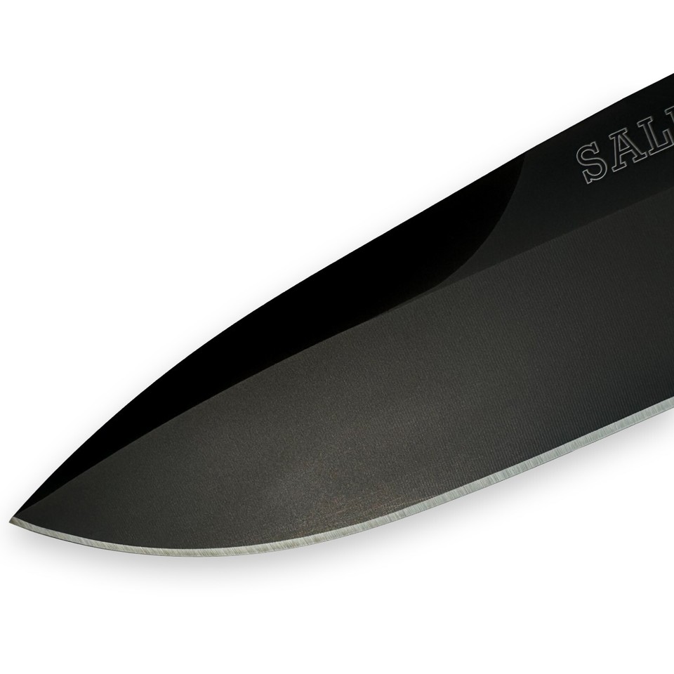 COMBATIVE EDGE SALUS G10 FOX Knife Fixed Blade Combat Military Survival ...