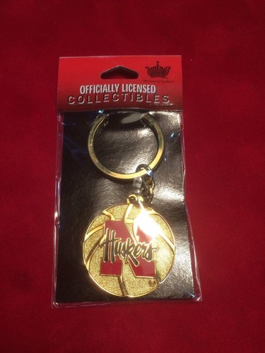 Nebraska Cornhuskers Key Chain Key Ring- New Gold / Huskers logo - NCAA ...