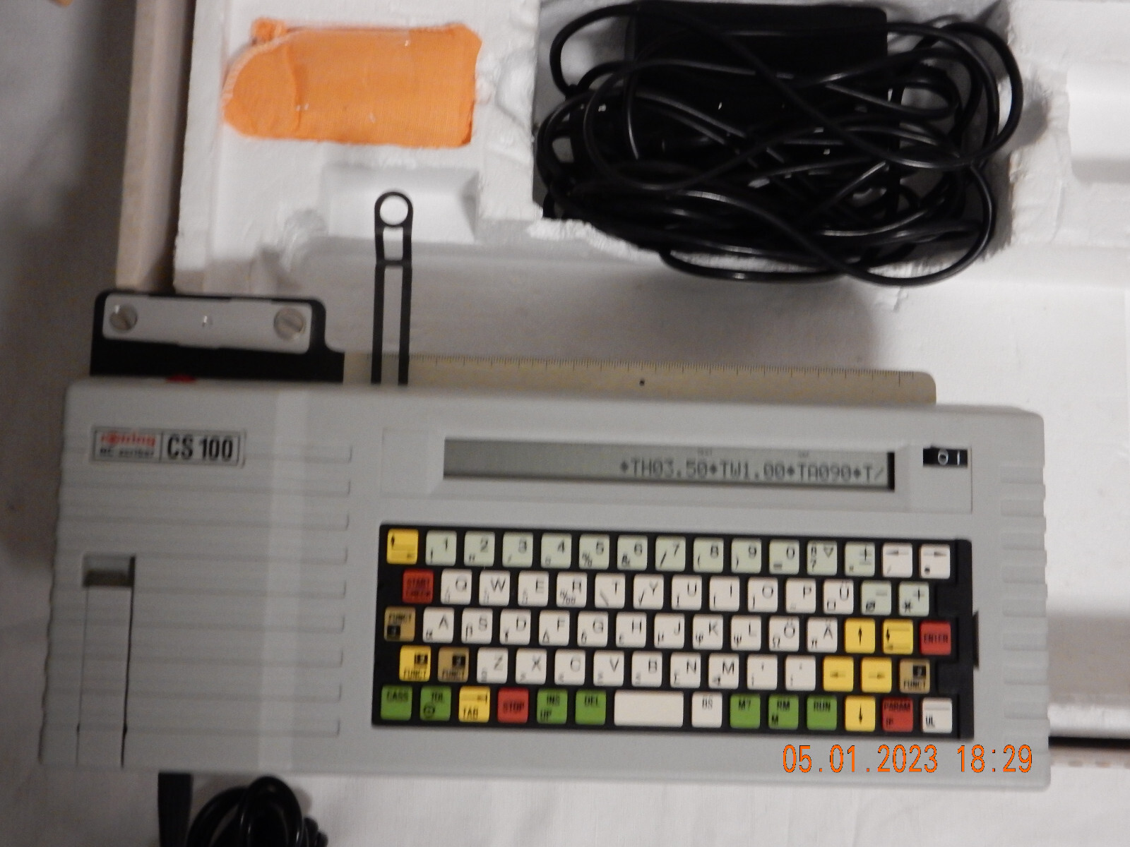 rOtring NC Scriber CS100 mit Fach für Schrifmodule und Netzteil im ...