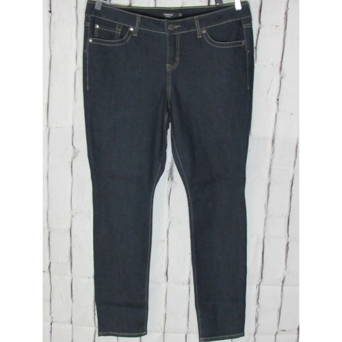 Torrid Women Jeans Size 16 Blue Skinny Stretch Midrise Dark Wash Denim ...