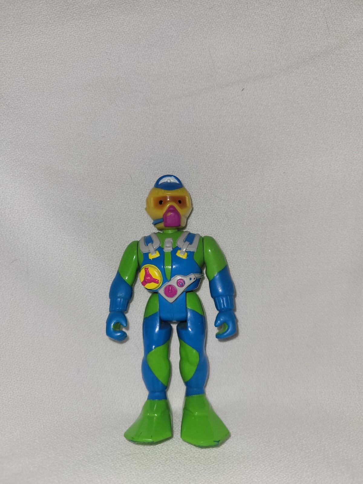 Little Tikes Mighty Explorer Sea Sub 1996 Green Suit Diver Action Figure | eBay
