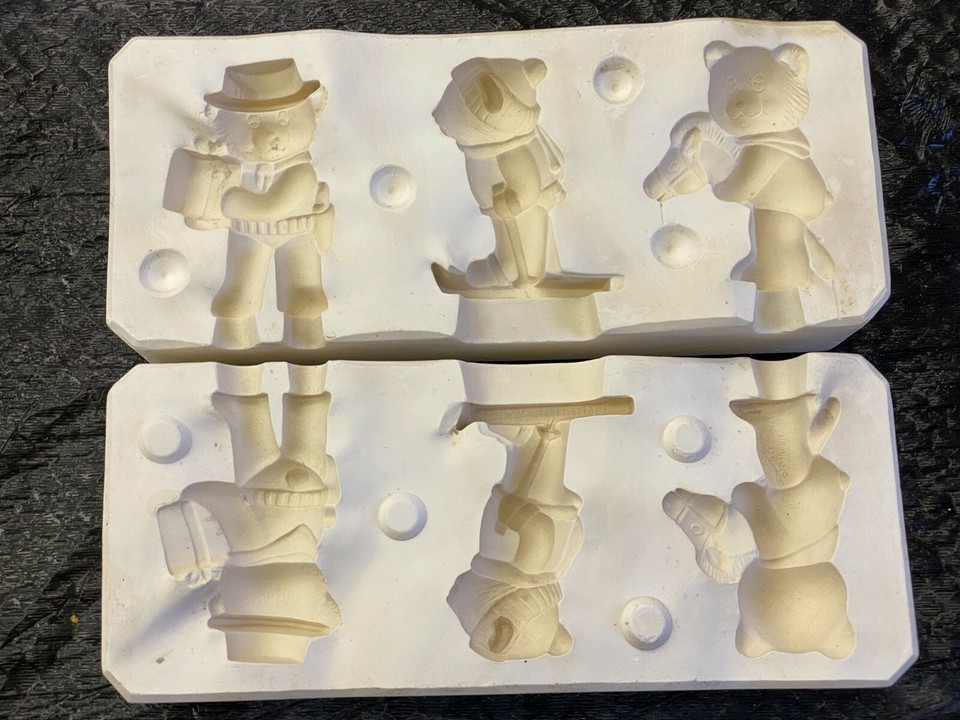 VINTAGE DUNCAN CERAMIC MOLD #DM-358-C BABY BEAR ORNAMENTS #2 | eBay