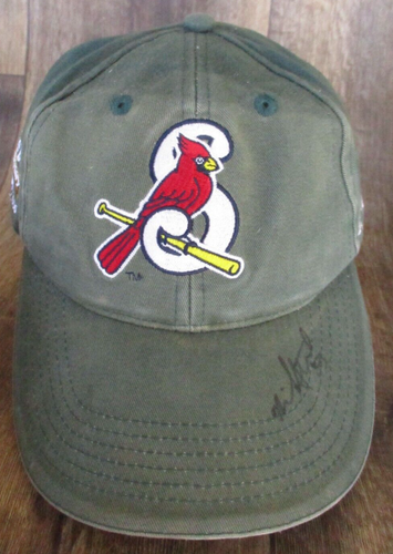 rare vintage 2006 SPRINGFIELD CARDINALS signed baseball hat truckers ...