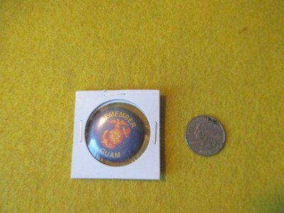 ORIGINAL WWII HOMEFRONT USMC EGA REMEMBER GUAM 1 1/4 INCH BUTTON (A) | eBay