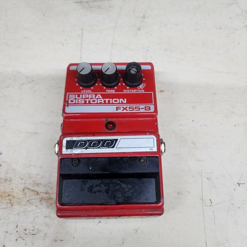 Vtg DOD FX55B Supra Distortion Guitar Effect Pedal With Original Box ...