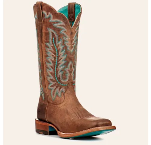 Ariat Women's Frontier Tilly Rodeo Tan TekStep Wide Square Toe Cowboy ...