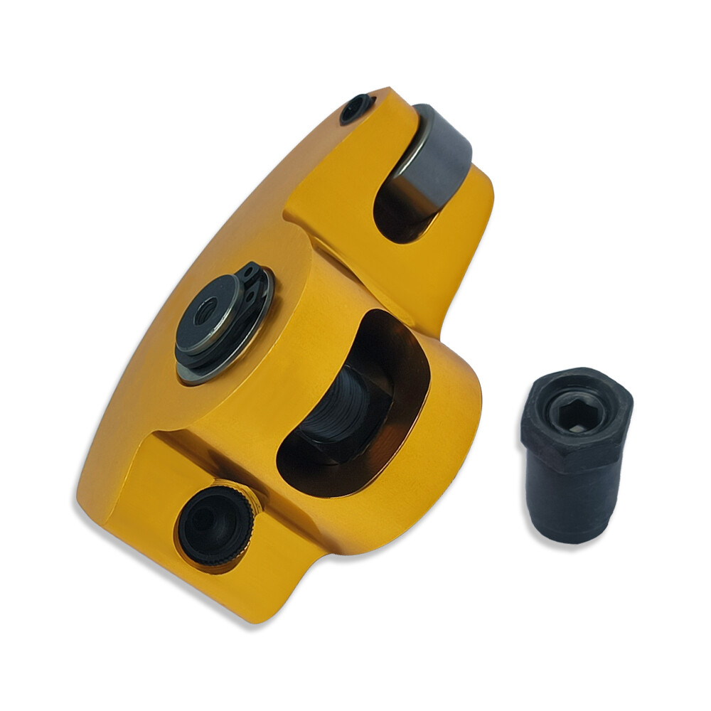 Chevy SBC 327 350 400 7/16" Full Roller Rocker Arms Set Aluminum 1.6 ...