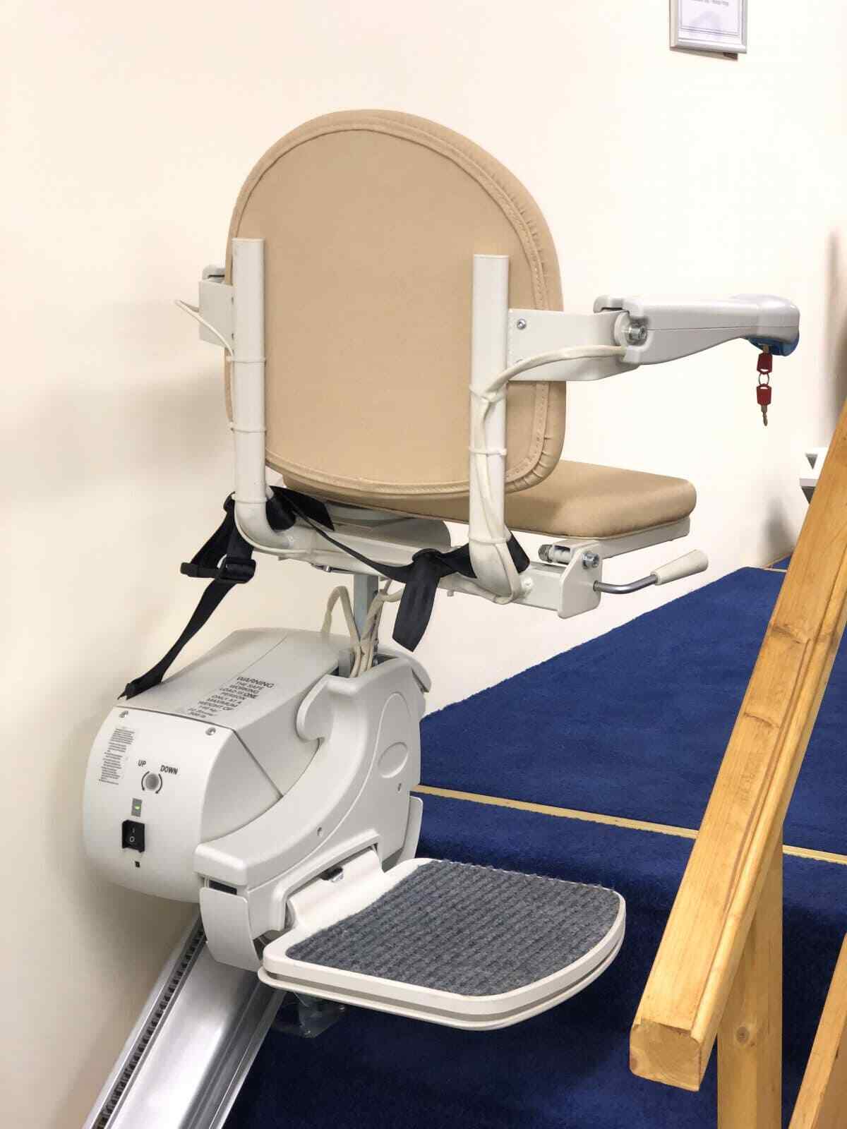 Handicare 950 Straight Chair Lift Installation **Supply and Fit** Left ...