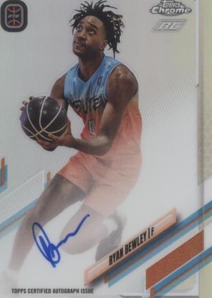 2021-22 Topps Chrome OTE Overtime Elite - Chrome Autographs Ryan Bewley ...