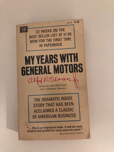 My Years with General Motors by Alfred P Sloan 1963 Vintage Paperback ...