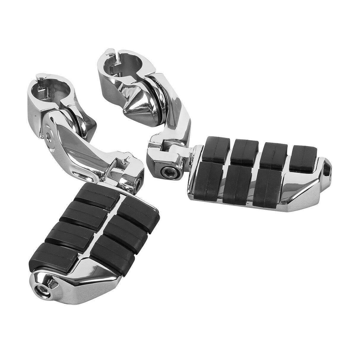 For Harley Davidson Electra Glide Ultra Classic Chrome Highway Pegs ...