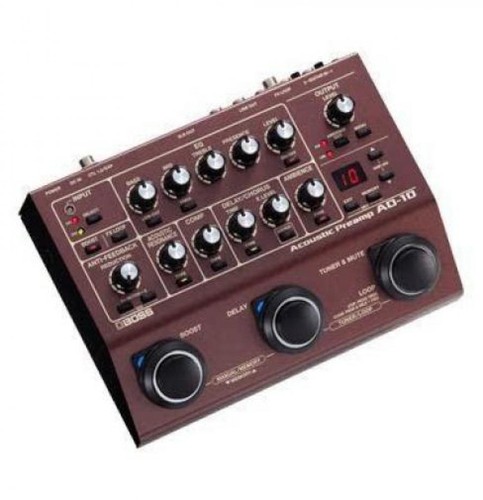 Boss AD-10 Acoustic Preamp Processor Effects Pedal New in Box | eBay