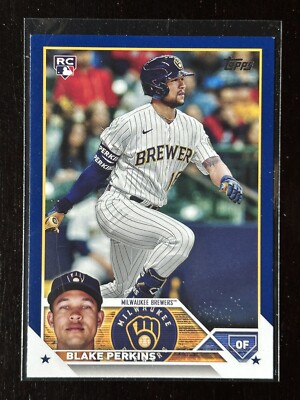 2023 Topps Update Retail Blake Perkins #US242 Royal Blue Parallel ...