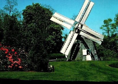 Vintage Postcard Of Old East Mill 1800 At Heritage Plantation Sandwich ...