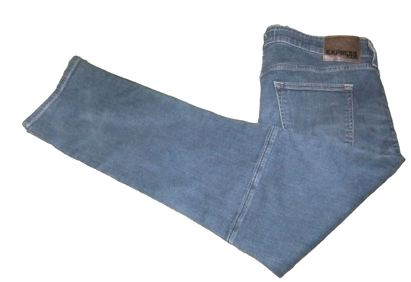 Express Rocco Slim Fit Skinny Leg Moto Denim Jeans Stretch Men's 34x30 ...