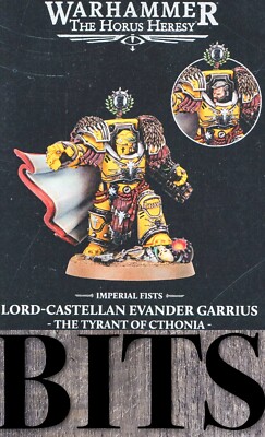Warhammer 40K Heresy Imperial Fists EVANDER GARRIUS & STORM SHIELD ...