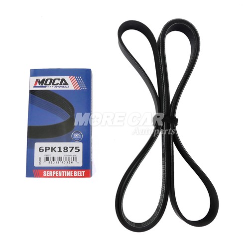 EPDM Serpentine Belt 6PK1875 for 03-08 Toyota Matrix Corolla Celica 1 ...