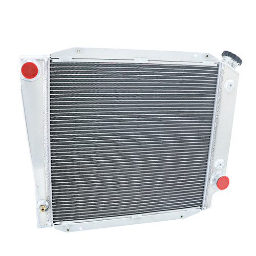 3 Row Aluminum Radiator For 1966-1977 Ford Early Bronco Wagon Roadster ...