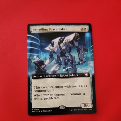 Patrolling Peacemaker - EXTENDED ART Commander: Edge of Eternities EOC ...