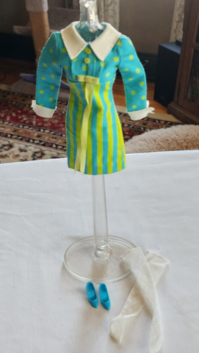 VINTAGE 1966 FRANCIE DOLL OUTFIT ! MOD ERA ! * IT'S A DATE * #1251 ...