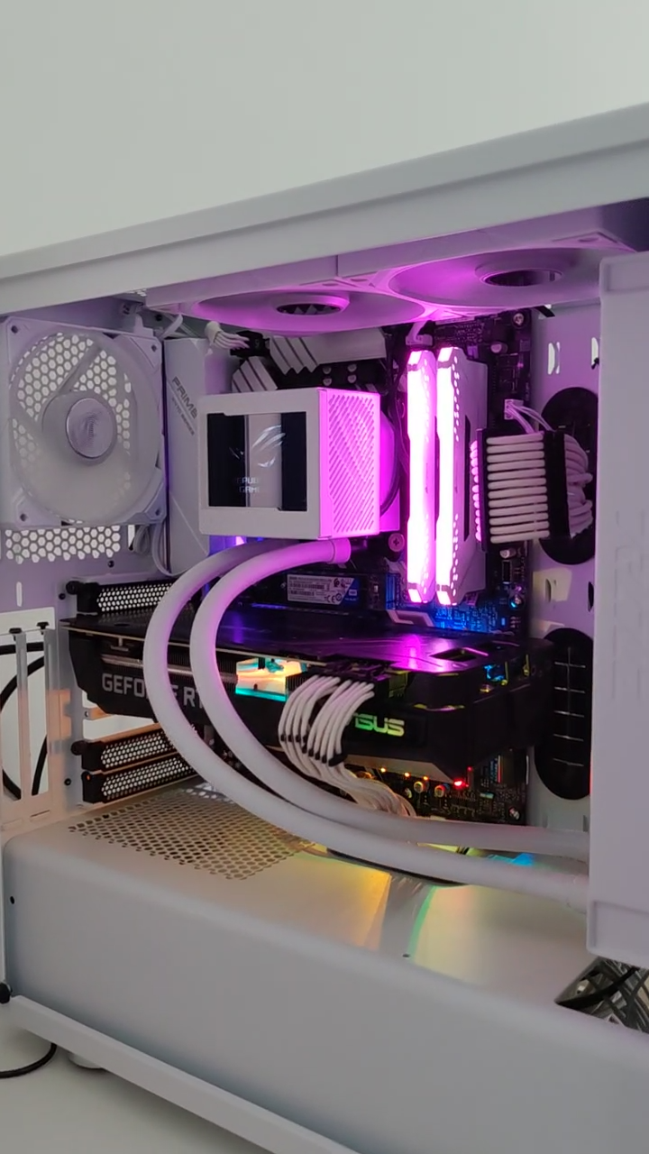 ROG RYUJIN III 240mm CPU LIQUID AIO COOLER LCD SCREEN WHITE (READ ...