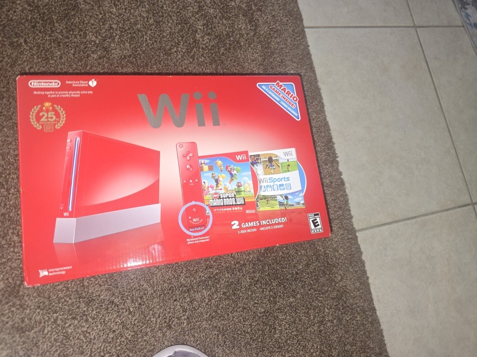 BRAND NEW LIMITED EDITION NINTENDO 25TH ANNIVERSARY NINTENDO Wii ...