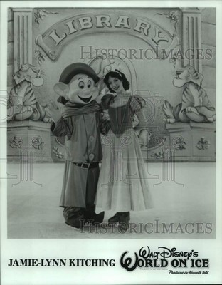 1988 Press Photo Jamie-Lynn Kitching as Snow White in Walt Disney's ...