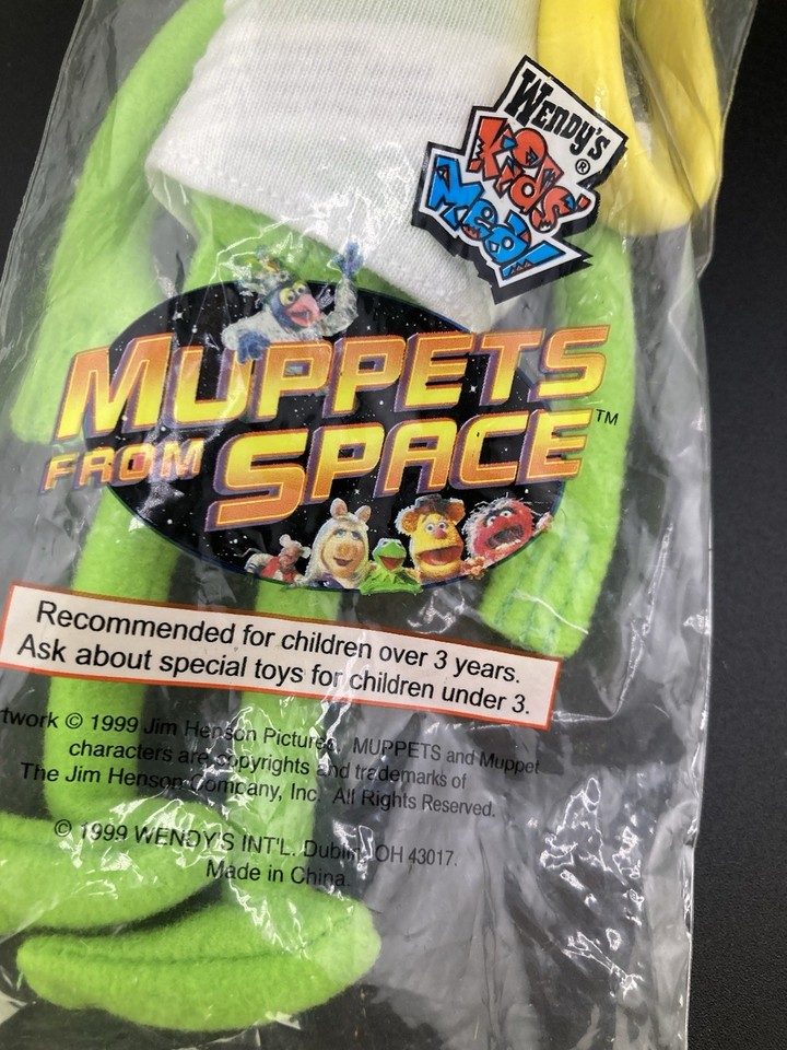 Muppets From Space Kermit the Frog Wendy's Kids Meal Toy New Sealed ...
