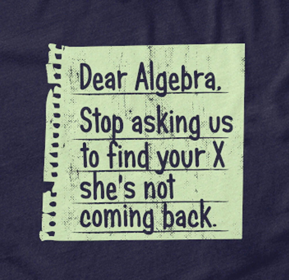 Dear Algebra Jokes