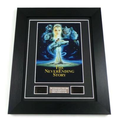 NEVERENDING STORY FILM CELL Movie Memorabilia NEVER ENDING STORY Framed ...