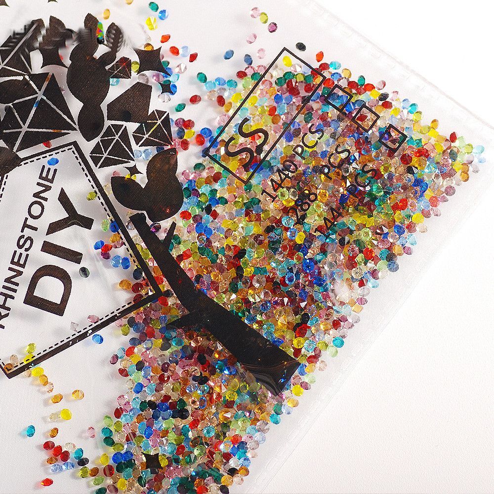 Loose Rhinestones Nail Micro Rhinestones Zircon Conical Crystals ...