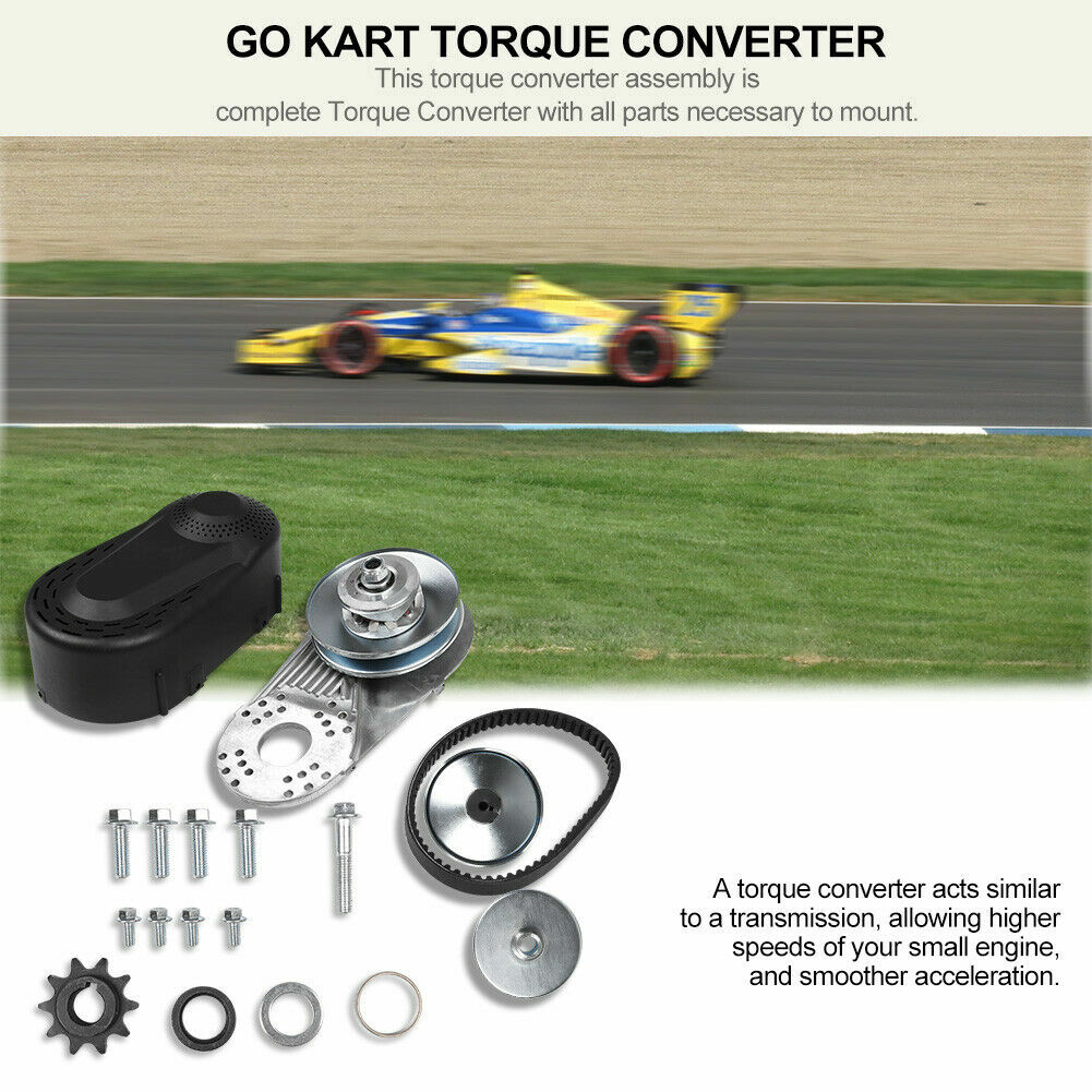 3/4" Go Kart Torque Converter Kit 20 30 Series For ATV Kart 10T #420 ...