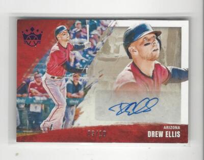 2022 Diamond Kings DK Signatures Purple Drew Ellis AUTOGRAPH ...