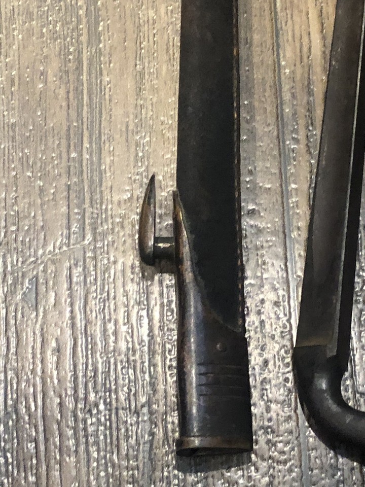 P1876 Martini Henry Bayonet W/ Poor Scabbard British Pattern 1876 ...