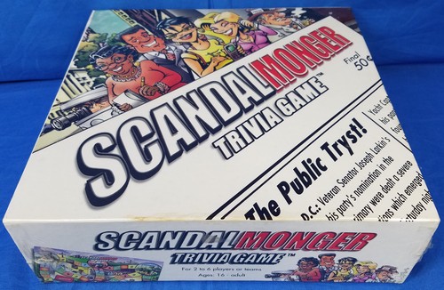 Scandalmonger Trivia Family Board Game New SEALED AutoGraf Enterprise ...
