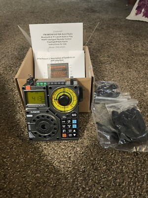 ZWS-A320 Radio With App Control, AirAM/FM/VHF/ShorWave/WB/Rechargeabl ...
