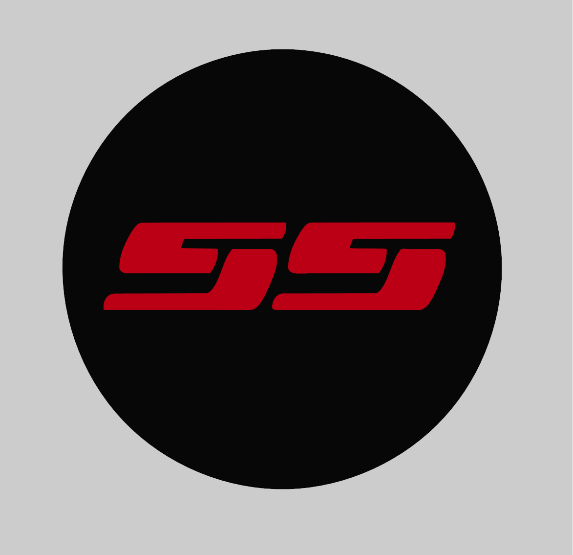 SS Chevy Wheel Center Cap 2.5" Overlay Decals Choose your Colors 5 in a ...
