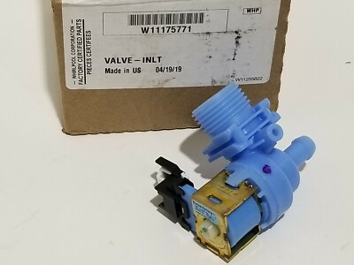 W11175771 WHIRLPOOL DISHWASHER INLET VALVE *NEW OEM PART* | eBay