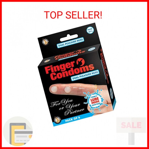 Finger Condoms with Dual Pleasure Nubs - 6 Per Box | eBay