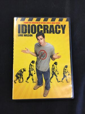 Idiocracy - DVD - 2006 Luke Wilson Dax Shepard Maya Rudolph RARE OOP ...
