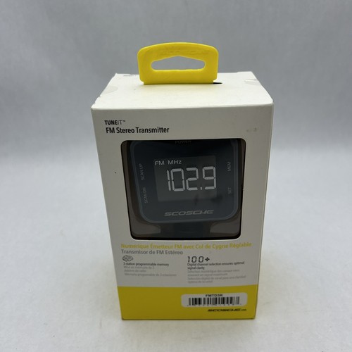 Scosche FMTD3R Digital FM Transmitter With Back Lit Display And Flex ...