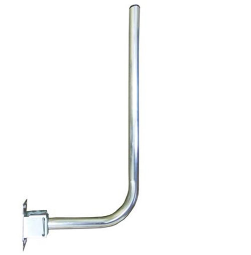 3′ foot L SHAPED POLE & BRACKET loft caravan mounting kit MAST TV ...