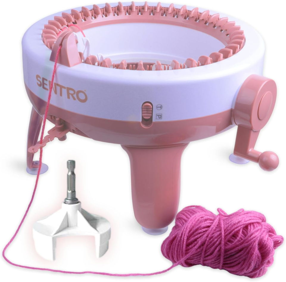 SENTRO 40 Needles Knitting Machine with Electric Adapter, Knitting ...