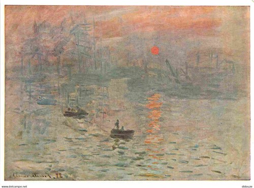 Carte Postale - Art - Peinture - Claude Monet - Impression - Soleil ...
