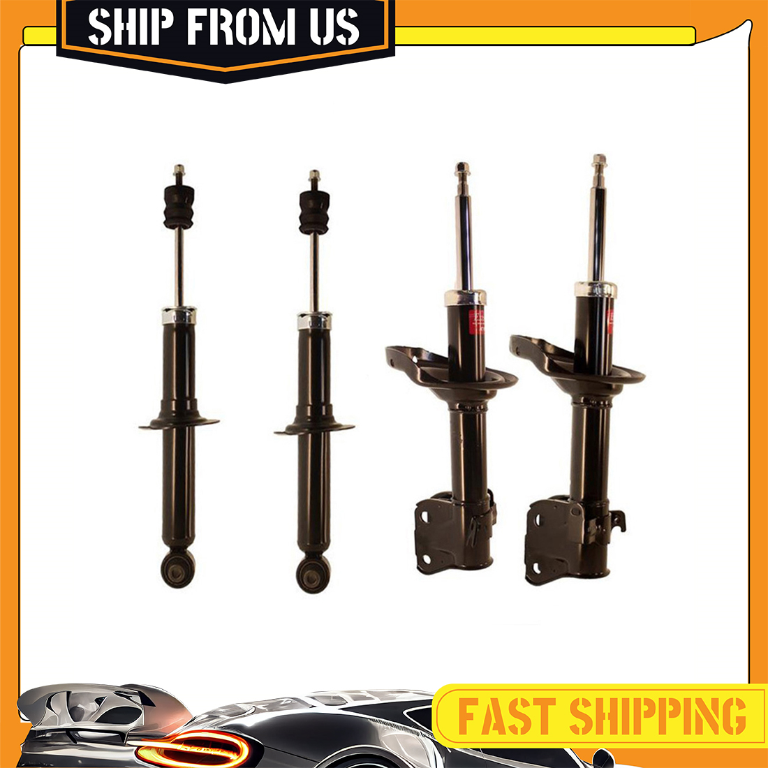 Front&Rear KYB Struts Shocks Suspension For 2013 SUBARU XV CROSSTREK ...